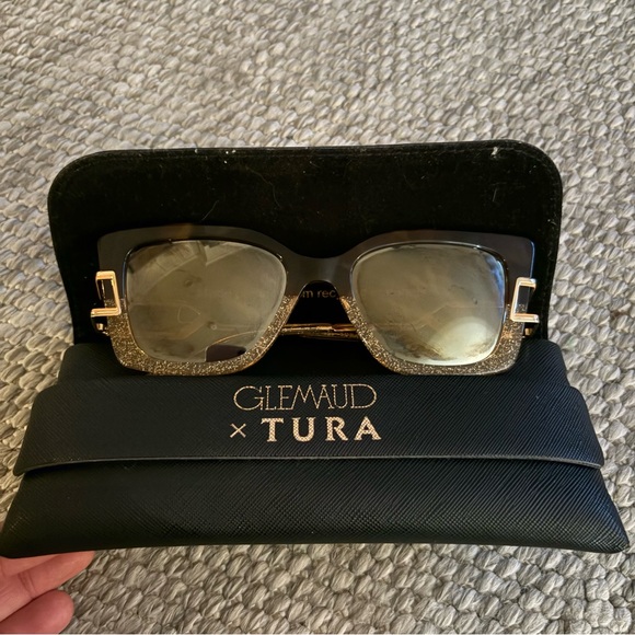 Victor Glemaud | Accessories | Victor Glemaud Black And Gold Glitter ...